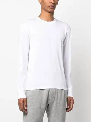 TOM FORD Round-neck Long-sleeve T-shirt - White