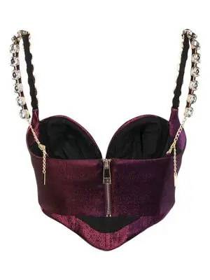AREA Mussel Cup Bustier Top