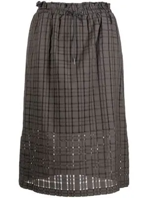 Fabiana Filippi Checked Knee-length Skirt
