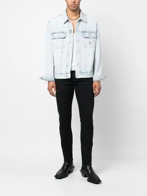 Calvin Klein Slim-fit Mid-rise Jeans - Black