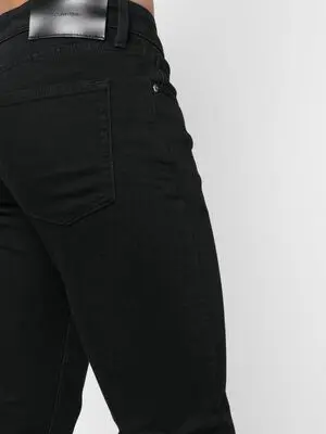 Calvin Klein Slim-fit Mid-rise Jeans - Black