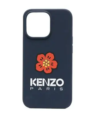 Kenzo Boke Flower-print Iphone 13 Pro Case - Blue