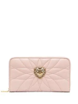 Dolce & Gabbana Devotion Continental Zipped Wallet - Pink