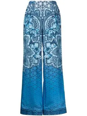 Alberta Ferretti Printed Pants For Women