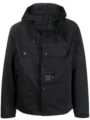 C.P. COMPANY Zip-up Hooded Jacket With Logo Patch