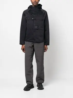 C.P. COMPANY Zip-up Hooded Jacket With Logo Patch
