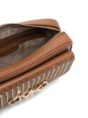 Michael Kors Parker Leather Crossbody Bag - Brown