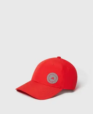 Stella McCartney Logo Baseball Cap Active Red