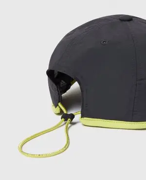 Stella McCartney Logo Baseball Cap - Black/bahia Glow Green