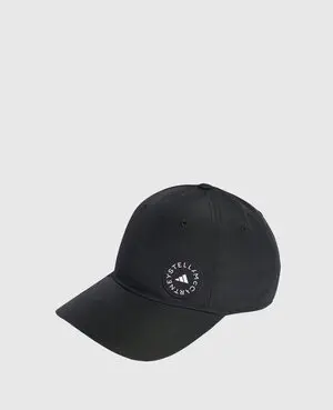 Stella McCartney Logo Baseball Cap Black/white