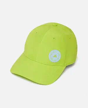 Stella McCartney Logo Baseball Cap Semi-solar Slime/glow Blue
