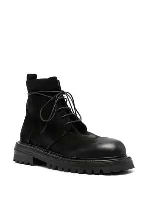 Marsèll Suede Ankle Boots - Black