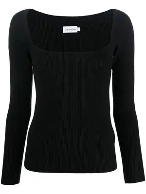 Calvin Klein Long-sleeved Knitted Top