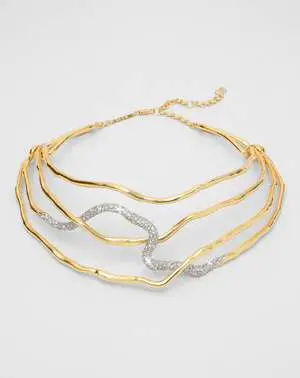 Alexis Bittar Solanales Orbit Choker Necklace