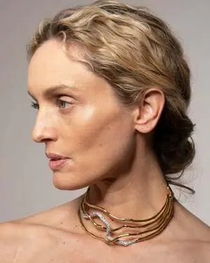 Alexis Bittar Solanales Orbit Choker Necklace