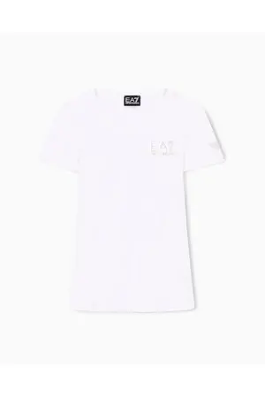 EA7 Evolution Crew-neck T-shirt - White