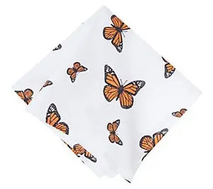 VALERIE PARR HILL Monarch Butterfly Napkin, Set Of 6 Valerie - One-color