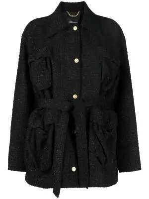Blumarine Bouclé Button-up Jacket