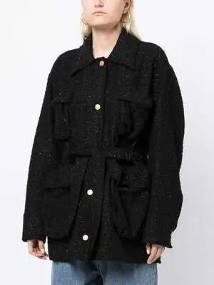 Blumarine Bouclé Button-up Jacket