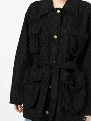Blumarine Bouclé Button-up Jacket