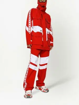 Dolce & Gabbana Logo-stripe Zip Parka Jacket