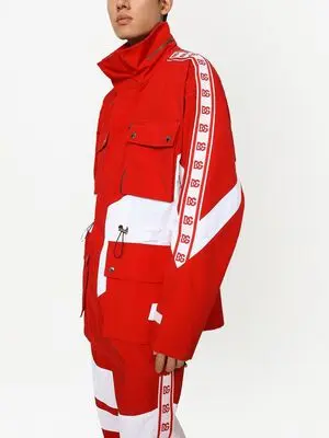 Dolce & Gabbana Logo-stripe Zip Parka Jacket