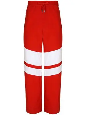 Dolce & Gabbana Logo-stripe Panelled Sweatpants