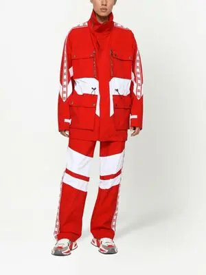 Dolce & Gabbana Logo-stripe Panelled Sweatpants