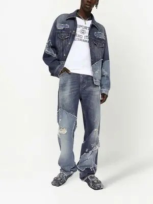 Dolce & Gabbana Two-tone Denim Jacket