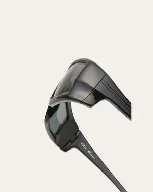 Rick Owens Rick Wrap-around Sunglasses
