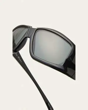Rick Owens Rick Wrap-around Sunglasses