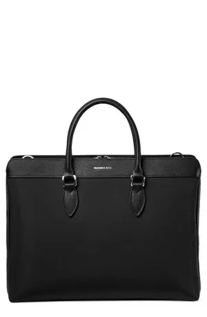 MAVERICK & CO. Alpha Nylon Briefcase - Black