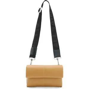 ALLSAINTS Ezra Logo Strap Leather Crossbody Bag