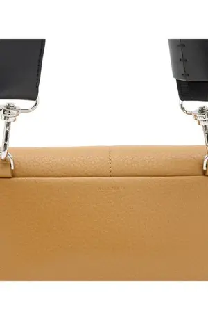 ALLSAINTS Ezra Logo Strap Leather Crossbody Bag