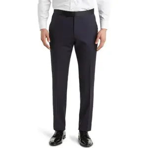 BOSS Genius Virgin Wool Tux Pants
