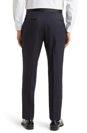 BOSS Genius Virgin Wool Tux Pants