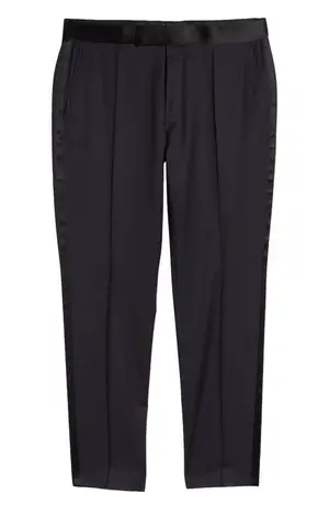 BOSS Genius Virgin Wool Tux Pants