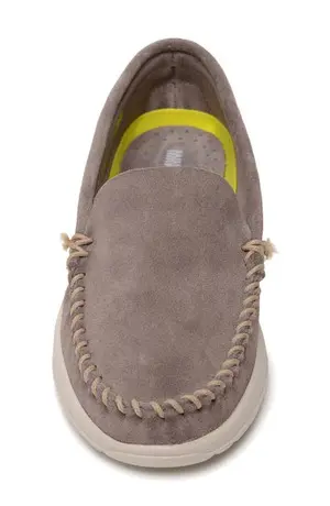 Minnetonka Classic Water Resistant Loafer - Grey