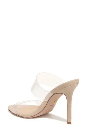 Veronica Beard Asha 95 Sandal - Ecru/clear