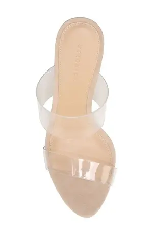 Veronica Beard Asha 95 Sandal - Ecru/clear