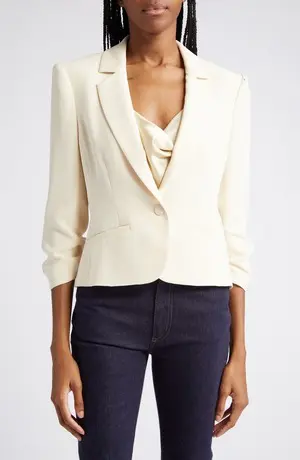 Cinq À Sept Le Petit Khloe Crop Blazer Dune