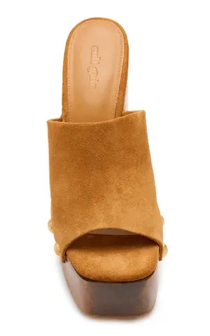Cult Gaia Joplin Suede Platform Sandals