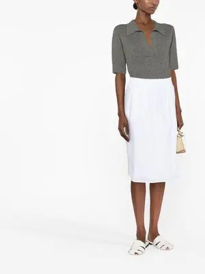 Fabiana Filippi Elasticated-waist Midi Skirt