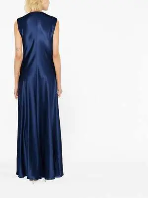 Alberta Ferretti Embellished Silk Maxi Dress