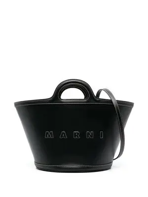 Marni Large Tropicalia Tote Bag - Black