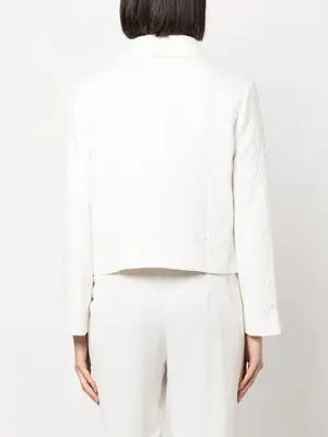 P.a.r.o.s.h Embossed-texture Cropped Jacket