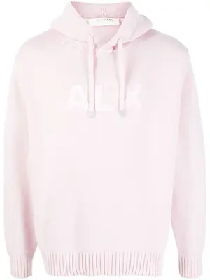 1017 Alyx 9sm Logo-print Knitted Hoodie