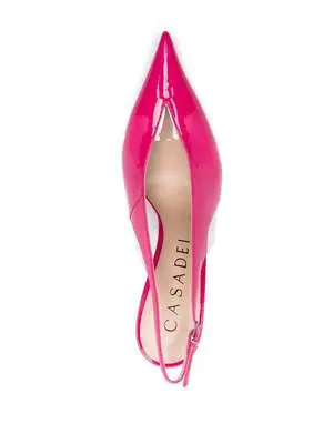 Casadei Scarlet Tiffany Slingback Pumps - Pink
