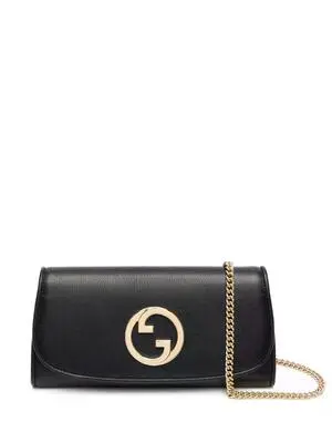 Gucci Blondie Chain-link Wallet - Black