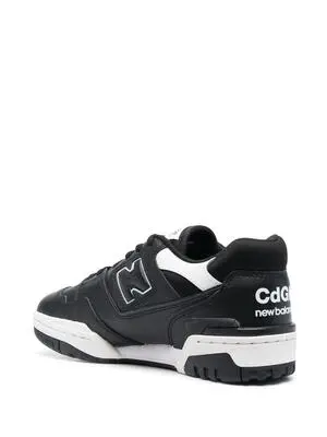 NEW BALANCE Leather Lace-up Logo Patch Sneakers